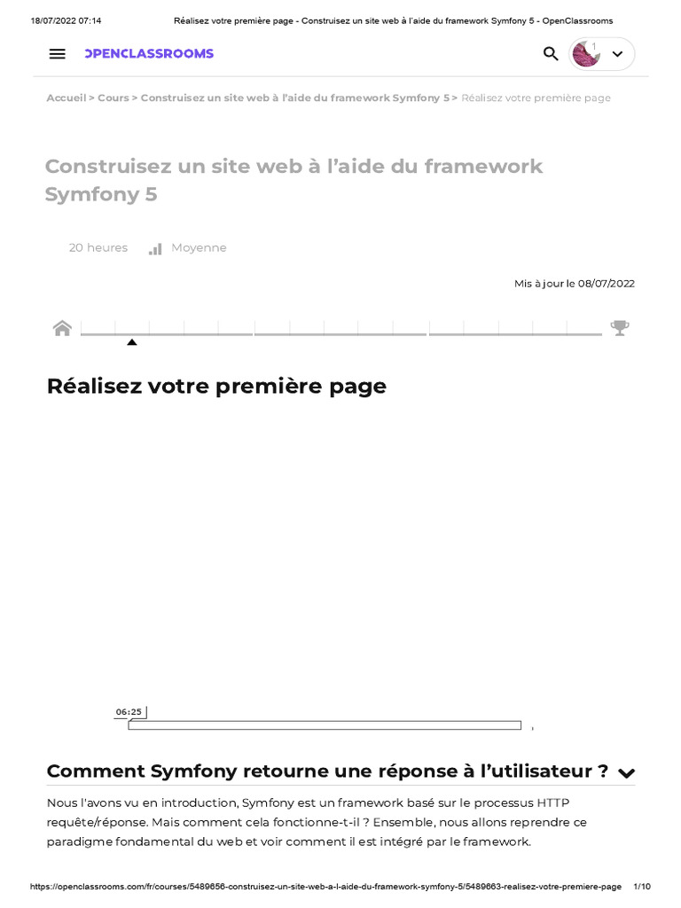 3 Réalisez Votre Première Page - Construisez Un Site Web À L'aide Du Framework Symfony 5 ...