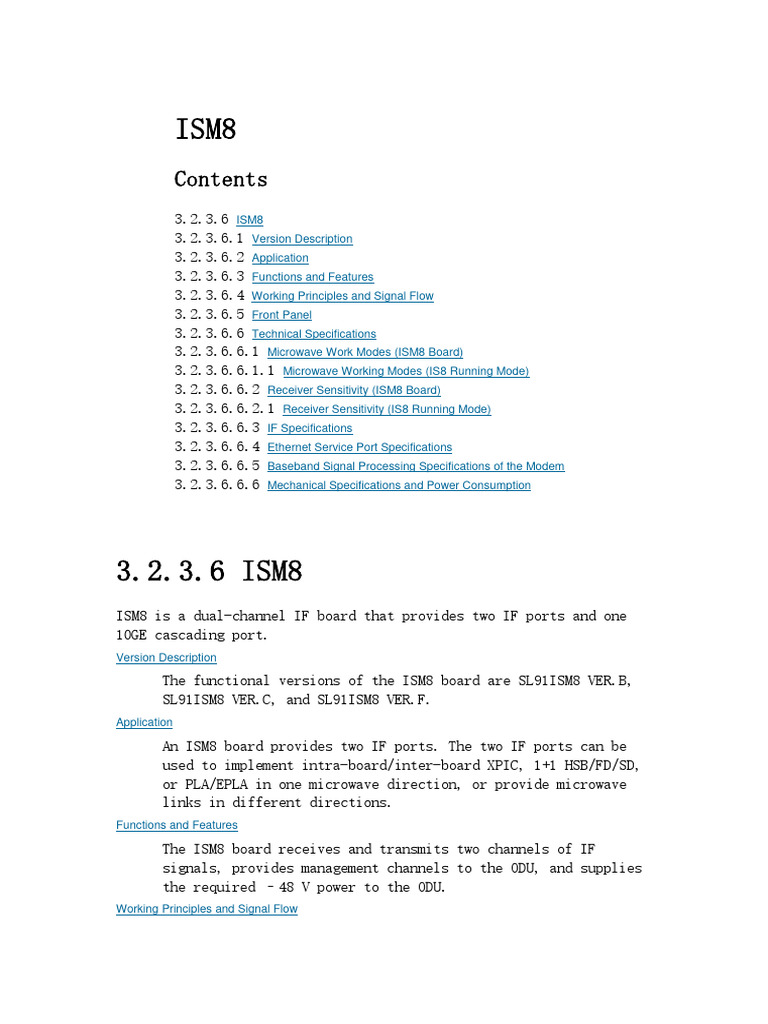 5.2 Intermediate Frequency Board - IsM8 Board | PDF