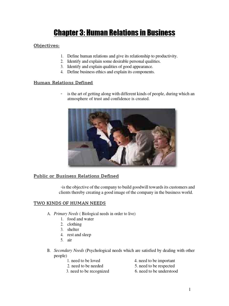 Human Relations in Business Essentials | PDF | Persuasion