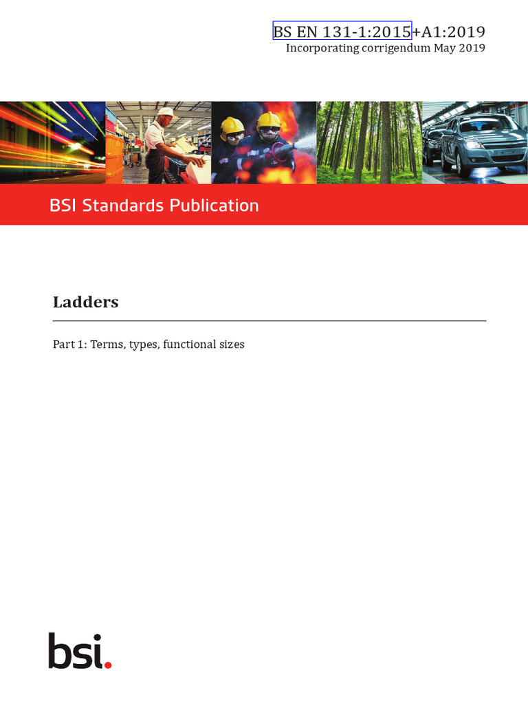 EN 131 Ladder Standards Overview | PDF | Ladder