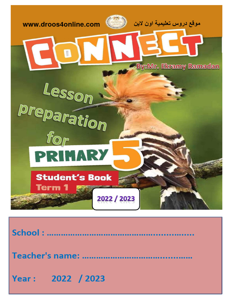 Connect Primary 5 Planner | PDF | Vocabulary | Teachers