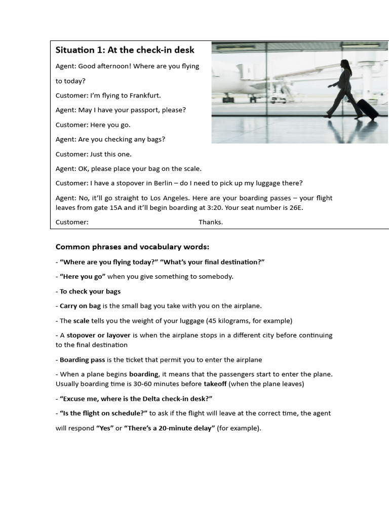 English Class About Traveling | PDF
