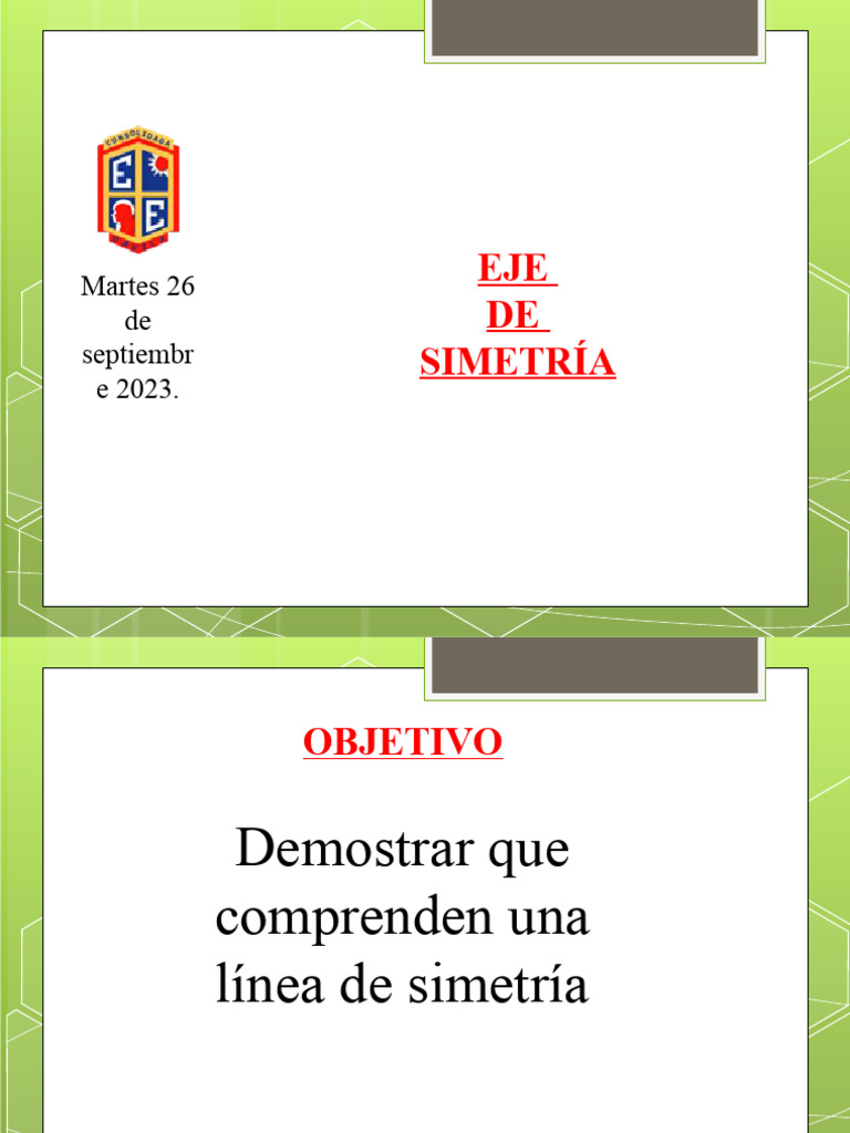 Eje de Simetria | PDF