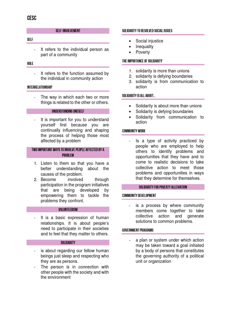 Cesc Finals Reviewer | PDF