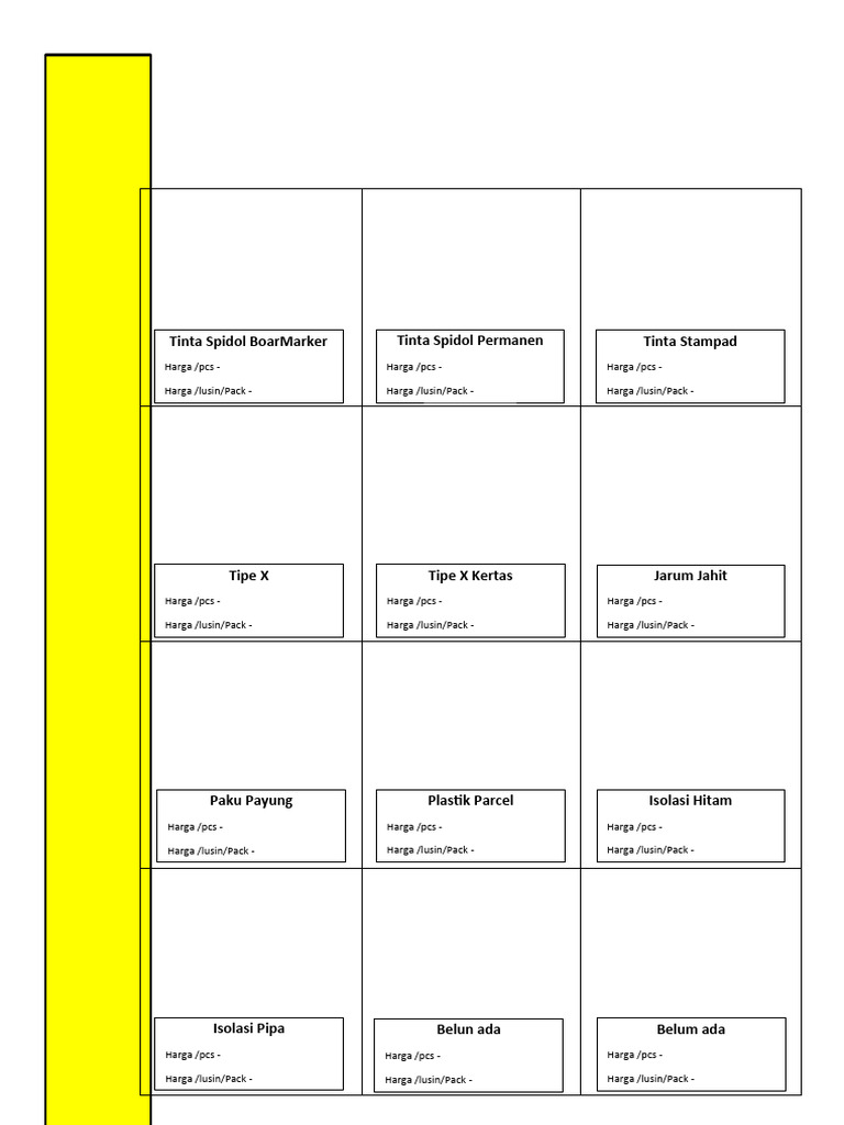 KATALOG Kosong | PDF