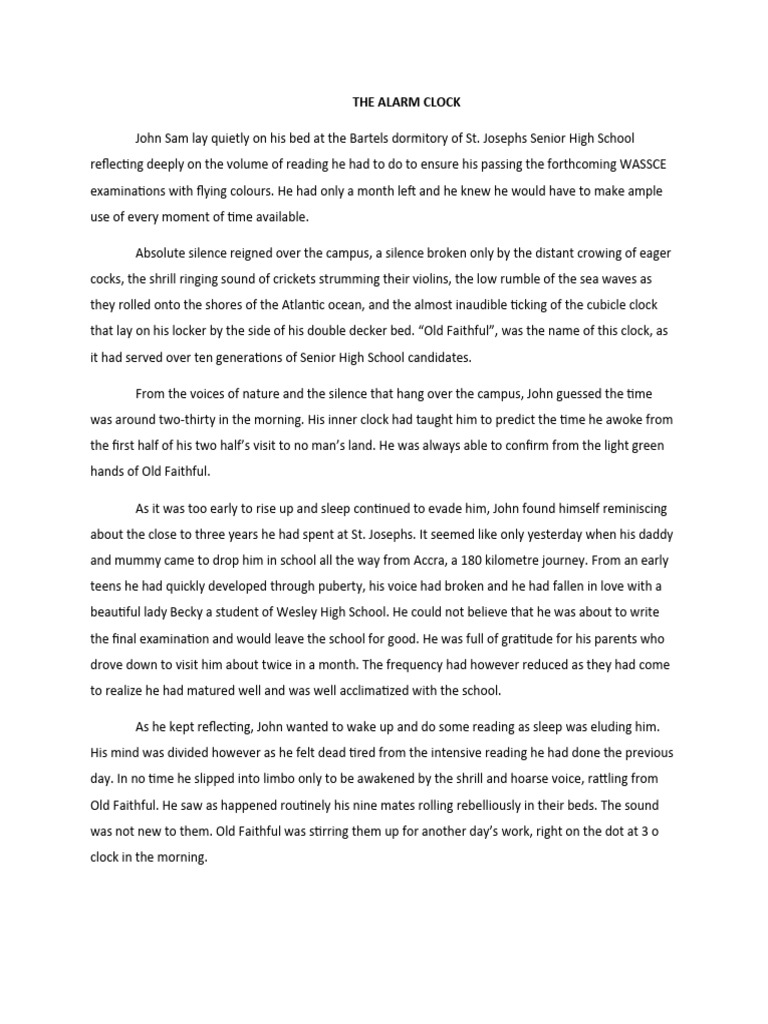 The Alarm Clock | PDF