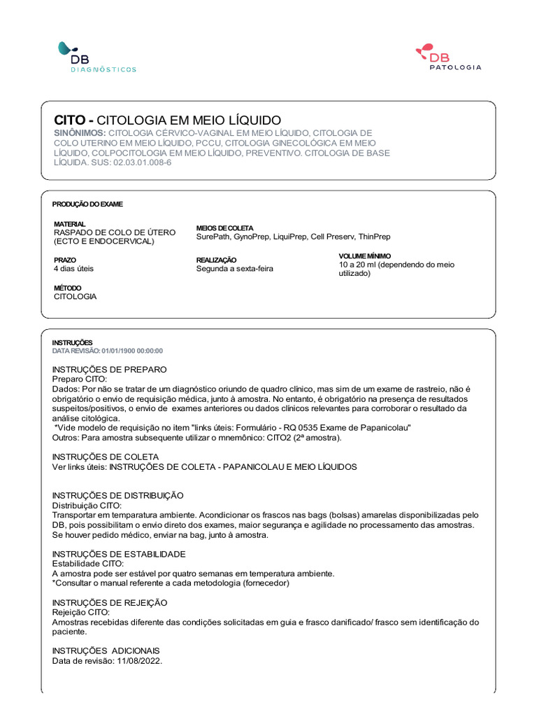 Modelo de Laudo CITO | PDF | Autoajuda | Bem-estar