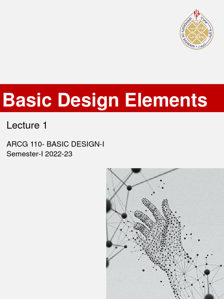 Lecture 1 - Design Elements | PDF