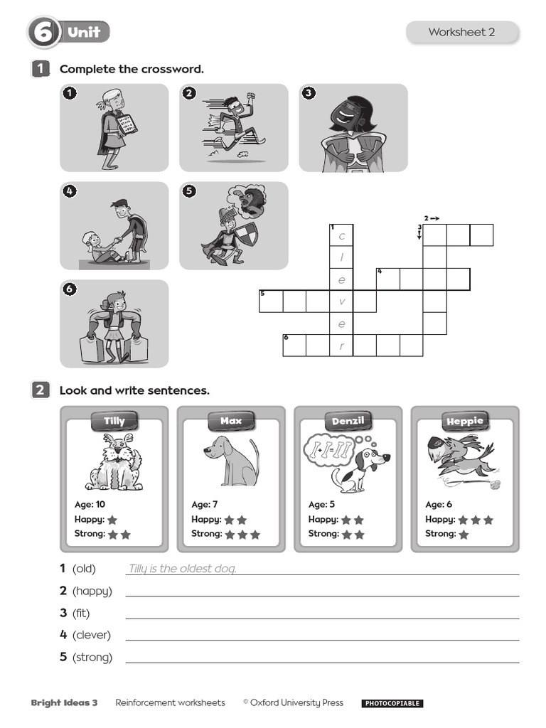 Bright Ideas 3 Reinforcement Worksheets | PDF
