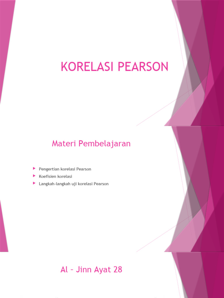 Korelasi Pearson | PDF