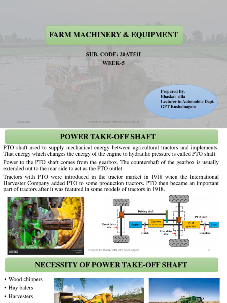 Farm Machinery & Equipment - W5 | PDF | Computers | Technology ...