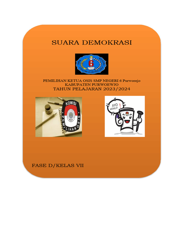 Modul Proyek 1 - Suara Demokrasi SMP 6 Ok | PDF Modul Proyek 1 - Suara Demokrasi SMP 6 Ok | PDF