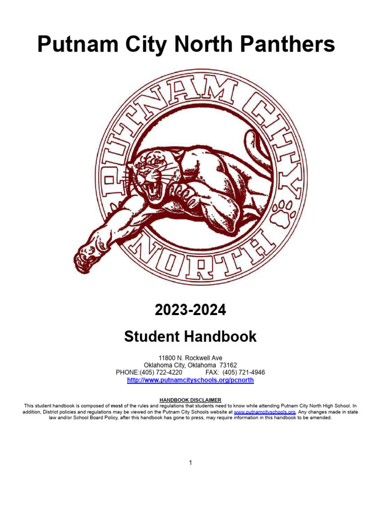 Student Handbook 23-24 | PDF