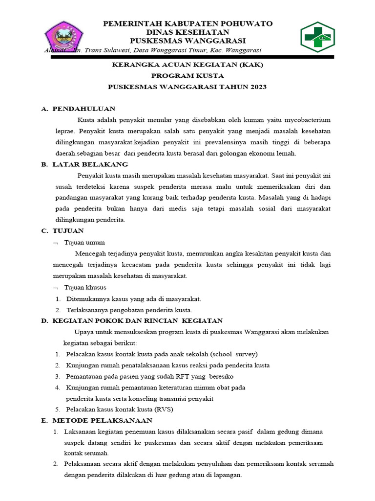 Kak Kusta Ayu 2023 | PDF