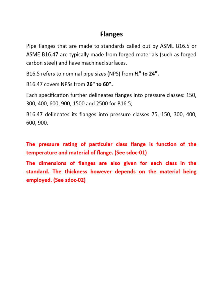 Flanges | PDF | Pipe (Fluid Conveyance) | Applied And Interdisciplinary ...