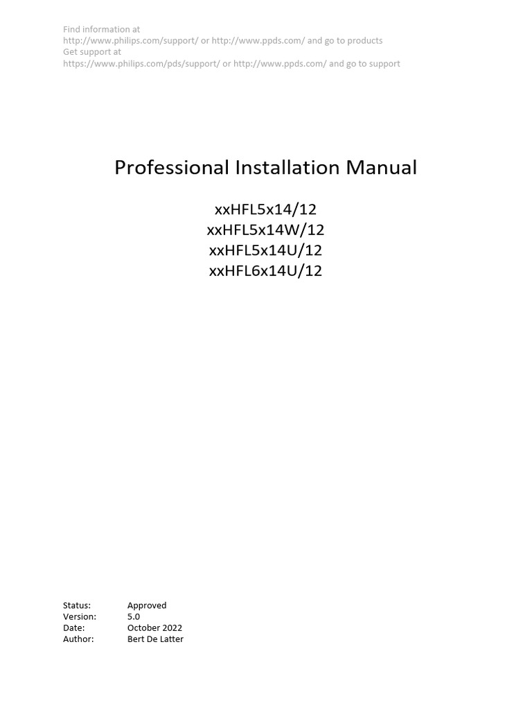 Installation Manual 5x14-6x14 Version 5.0 EN | PDF | Business | Computers