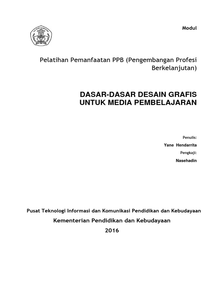 Dasar-Dasar Desain Grafis | PDF | Karier & Perkembangan | Komputer