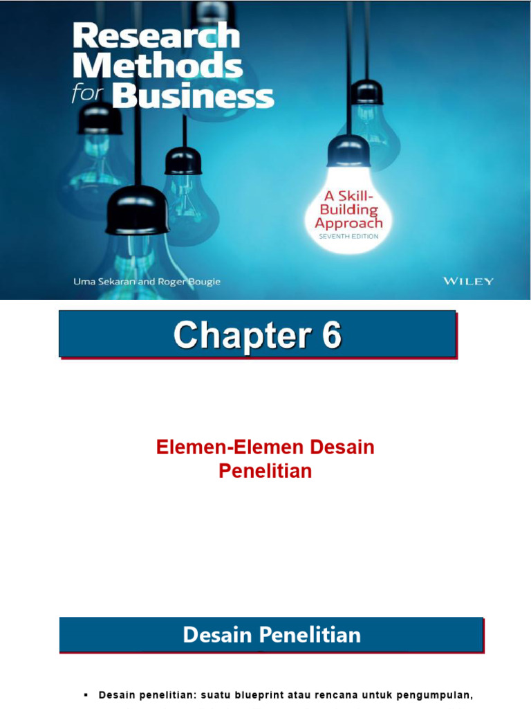 Presentasi Metodologi Penelitian Bisnis Uma Sekaran | PDF