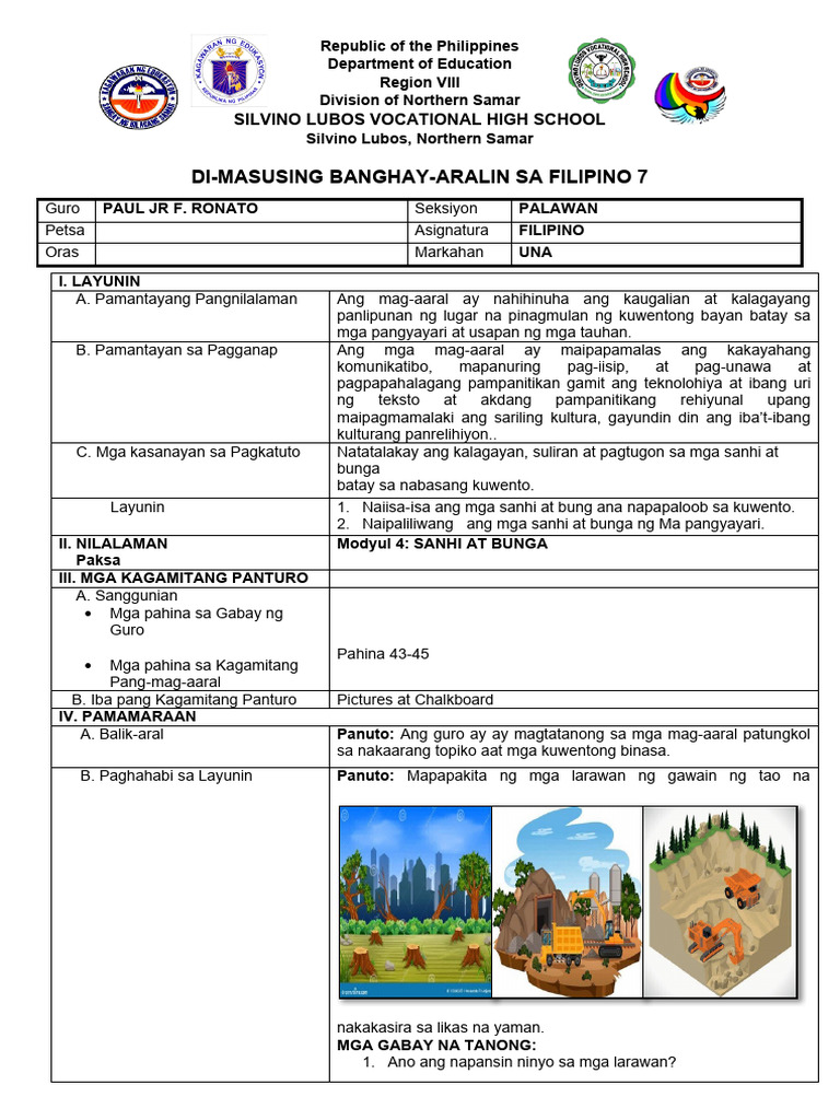 DLL Sa Filipino | PDF