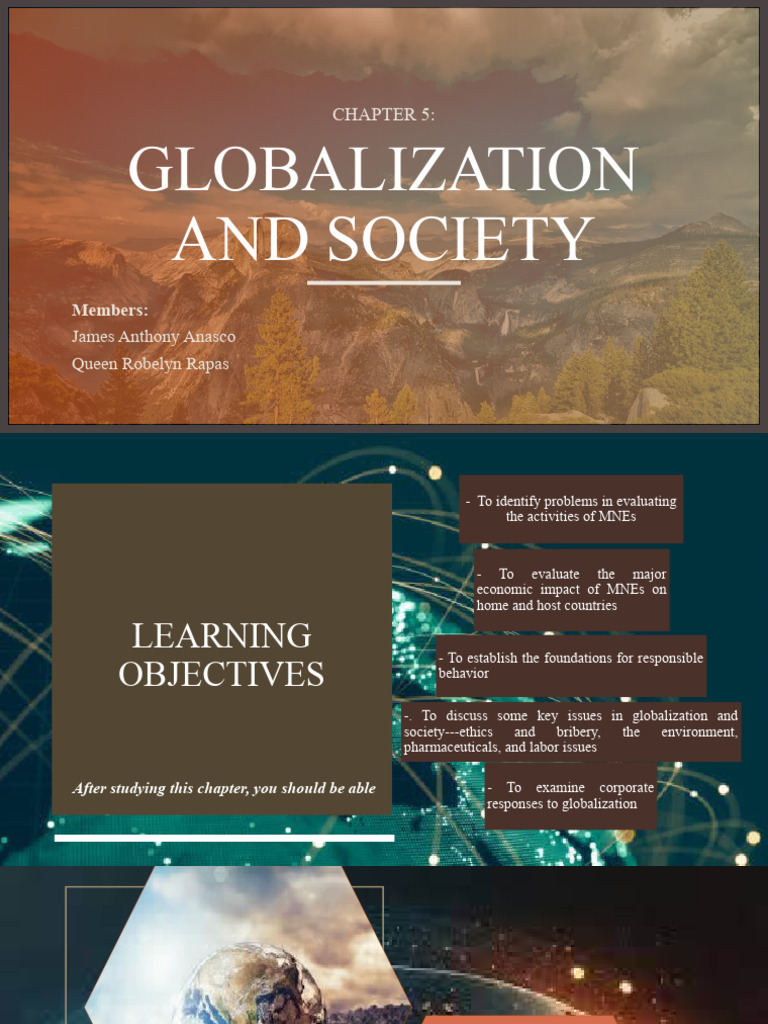 Chap 5 Globalization and Society | PDF
