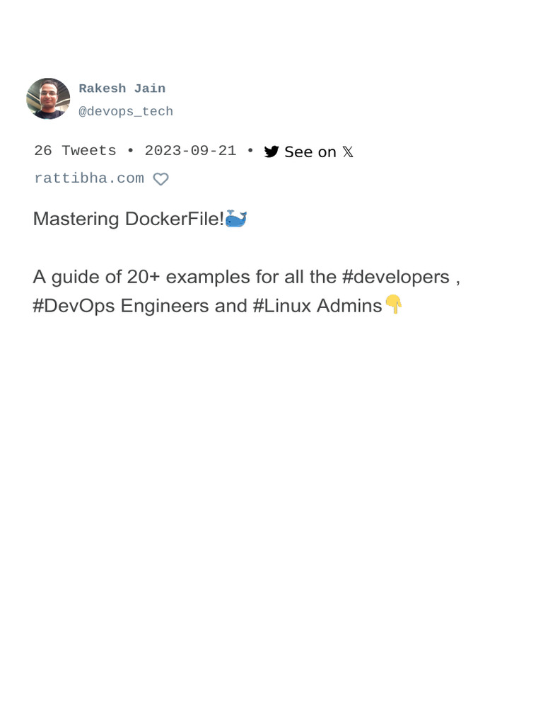 Mastering Dockerfile Pdf