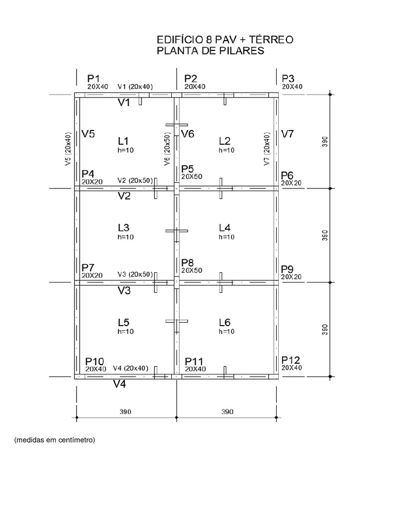 Cargas Nas Vigas - Charneiras Plásticas Lajes Exemplo | PDF