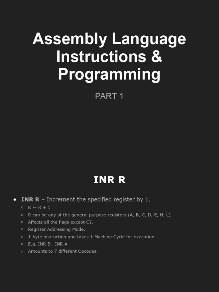 04 Modified Instructions - Programs | PDF | Computer Architecture | Computing