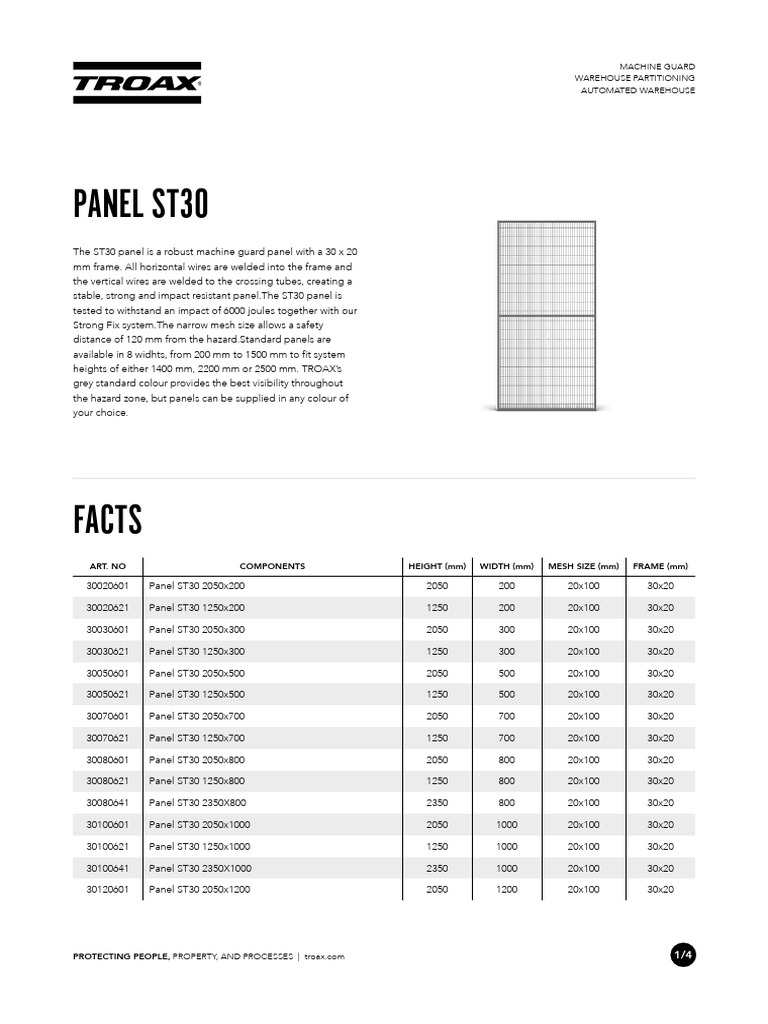 Malha ST30 | PDF | Manufactured Goods | Mechanical Engineering