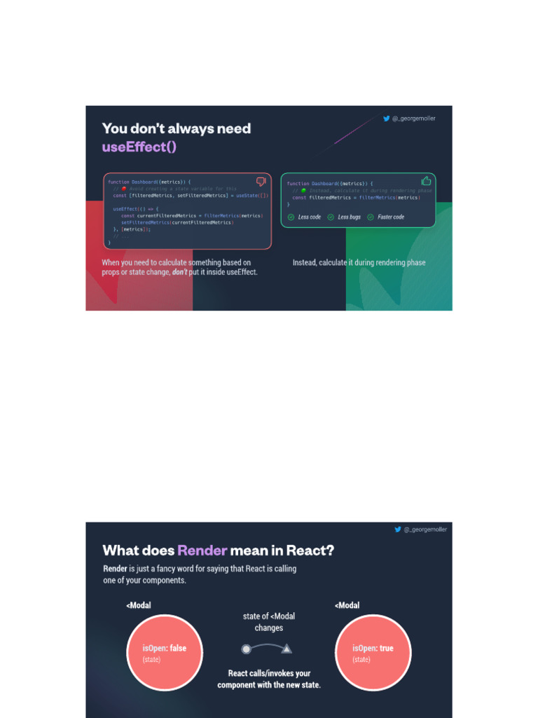 React Infographics Resume | PDF