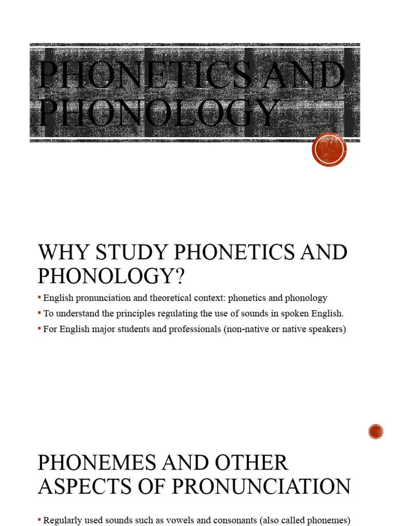 Phonetics - And.phonology - Lect.1 2 | PDF | English Language | Stress ...