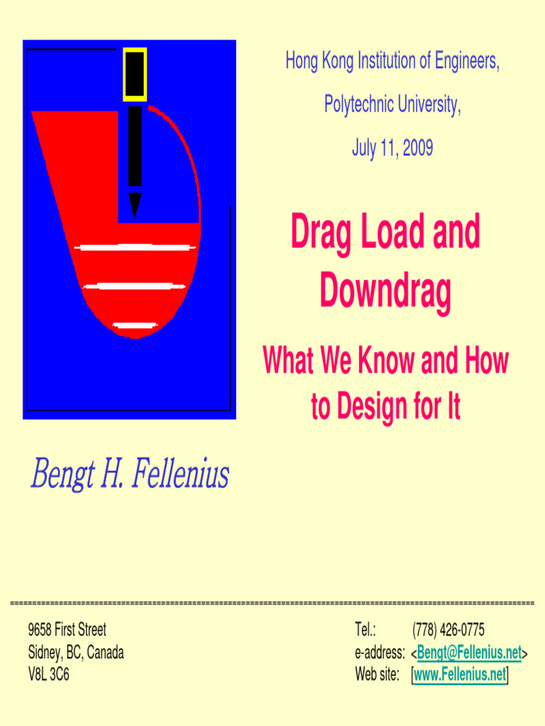 291 Drag Load and Downdrag | PDF