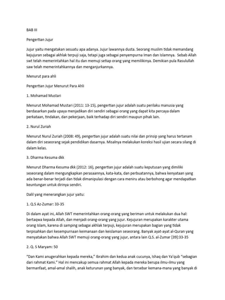 Jujur Adil | PDF | Karier & Perkembangan | Hukum