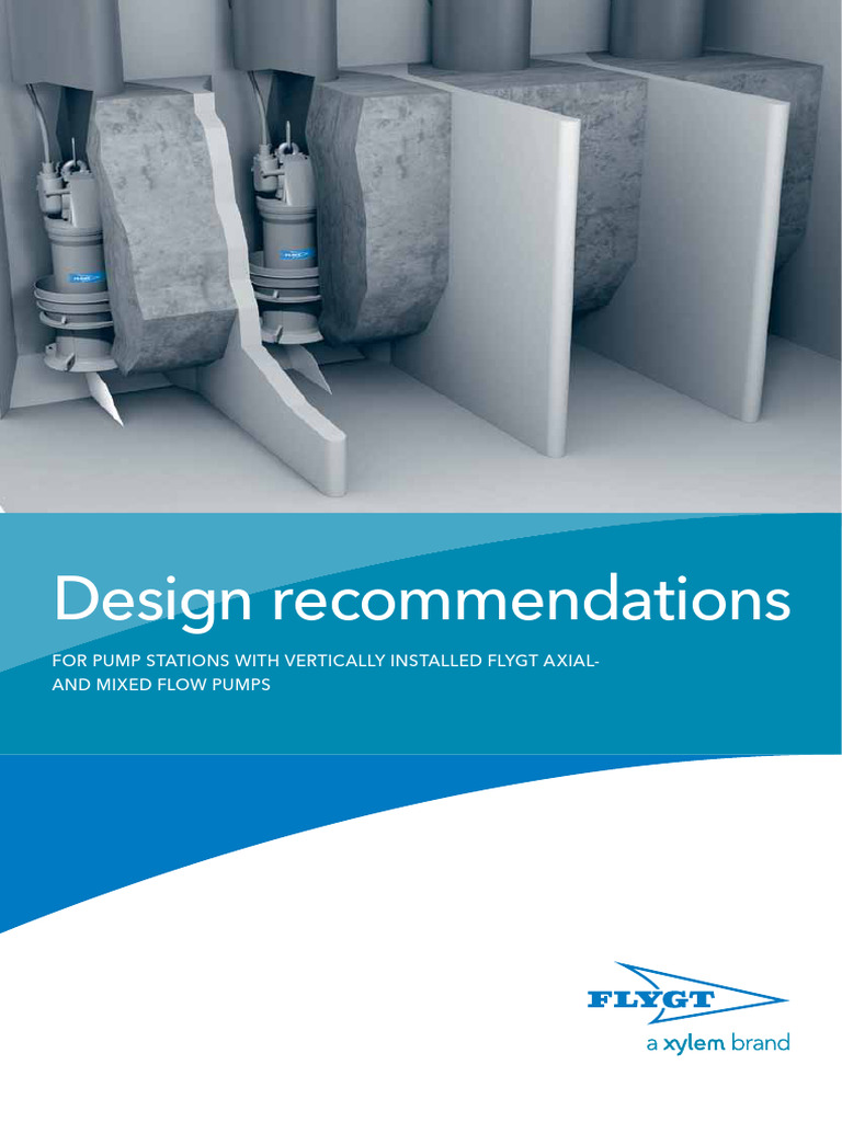 Design Recommendation For Propeller Pumps | PDF | Pump | Pumping Station
