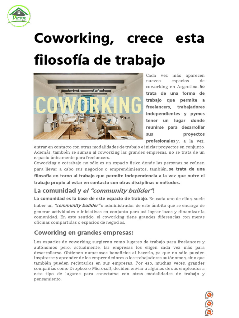 Co Working | PDF