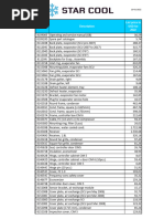 Star Cool Parts List - October 2023 | PDF | Tools | Manufactured Goods