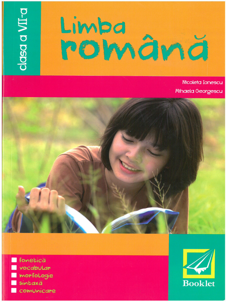 Culegere Limba Romana Editura Booklet Clasa A Vii-A | PDF