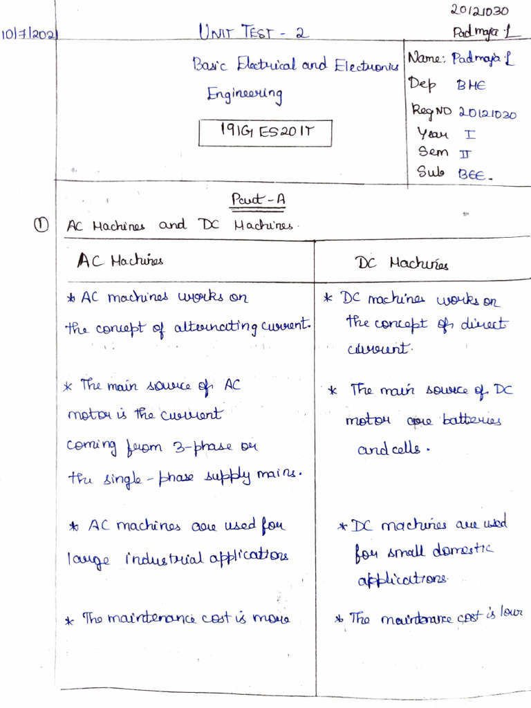 EEE 203: AC and DC Machine Basics | PDF | Science & Mathematics
