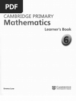 Cambridge Maths Primary Test | PDF | Teaching Mathematics | Science