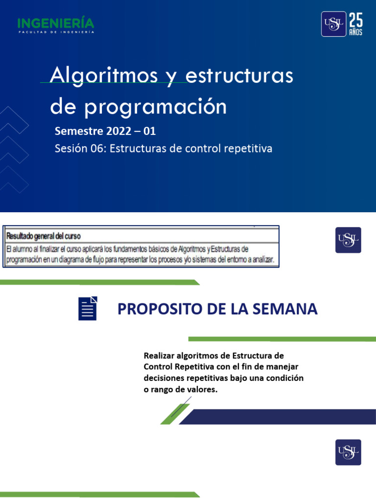 AEP - Semana 02 - Sesión 06 - Estructuras de Control Anidadas | Descargar gratis PDF ...