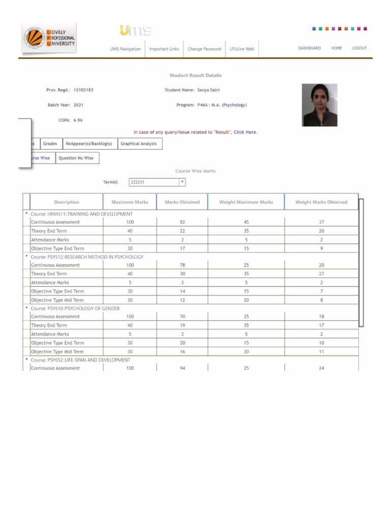 LPU 3 Semester | PDF