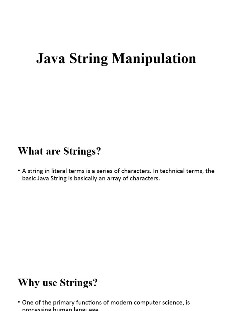 String Manipulation | PDF | Computers