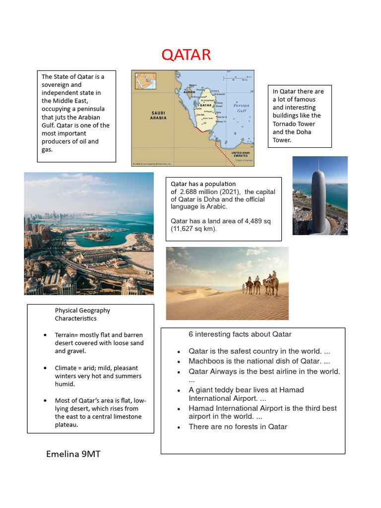 Geography Qatar | PDF