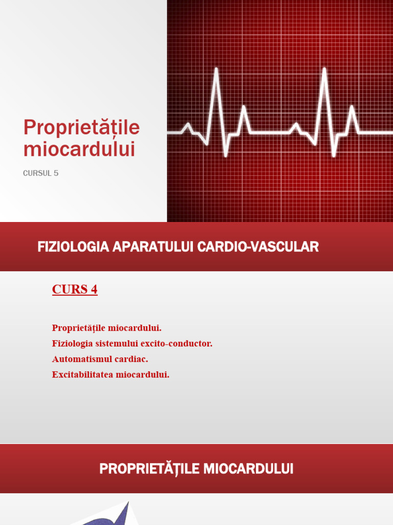 Proprietatile Miocardului | PDF