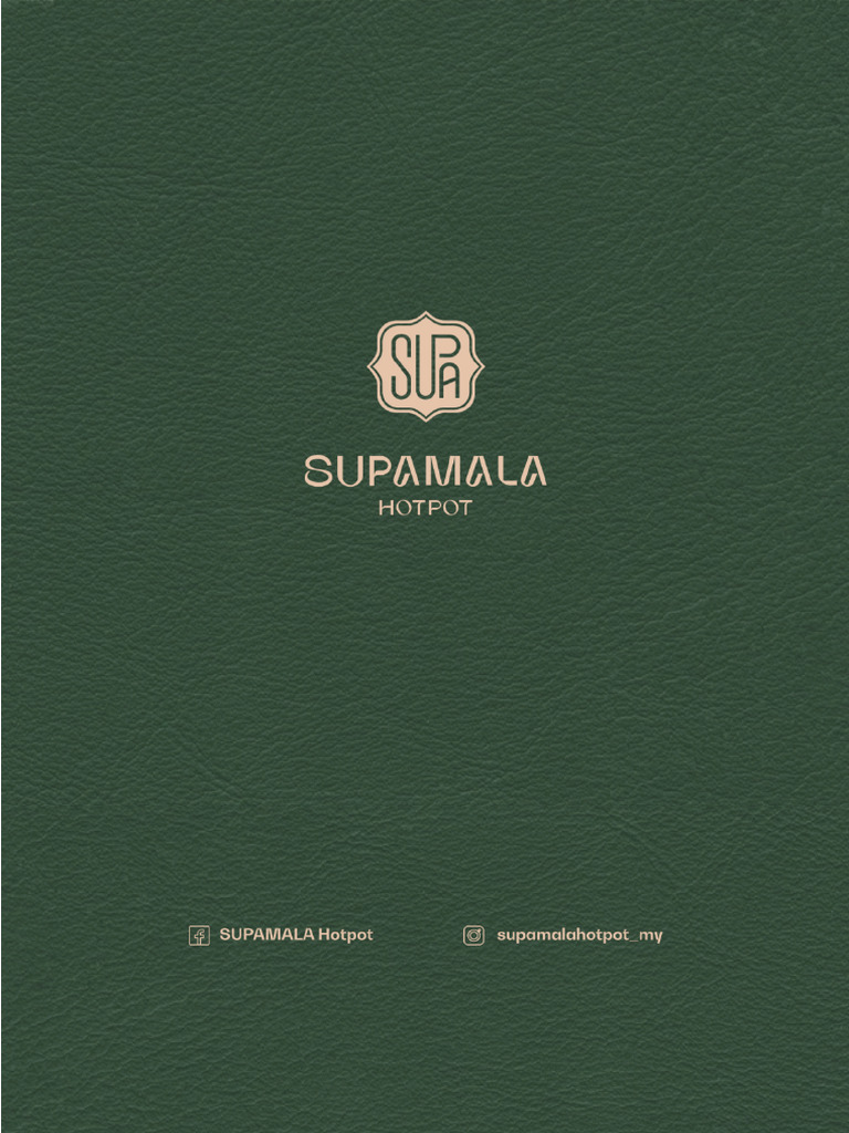 Supamala Menu2 | PDF