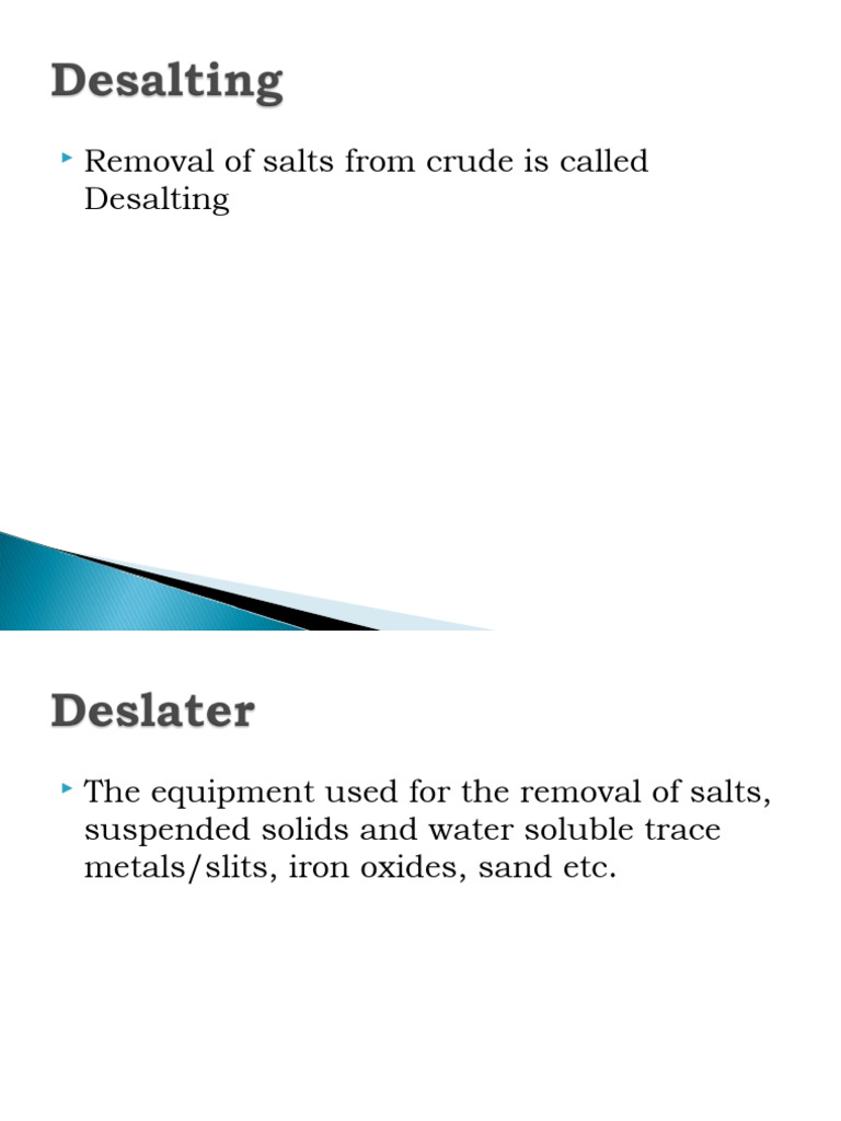 DESALTING | PDF | Water | Chemistry