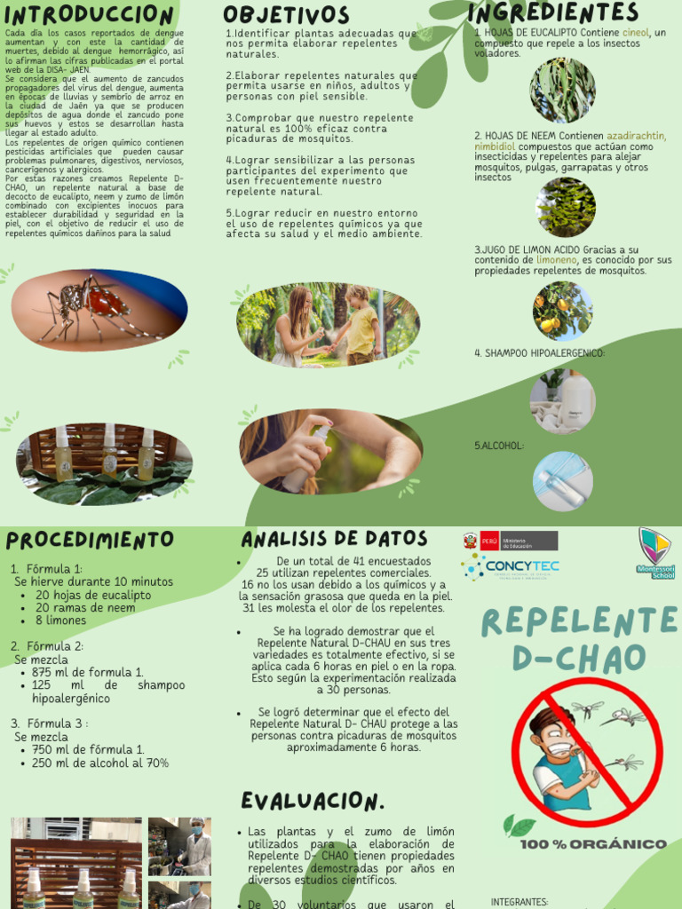 Triptico Repelente D-Chao 2.1 | PDF