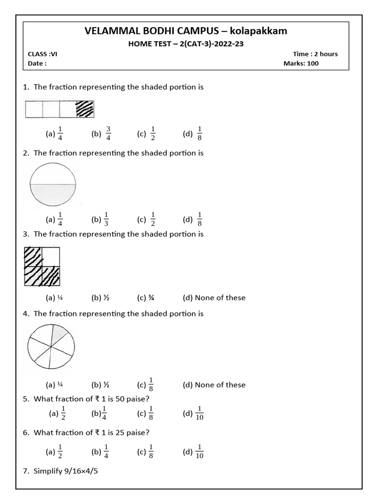 6 - Home Test - 2 | PDF