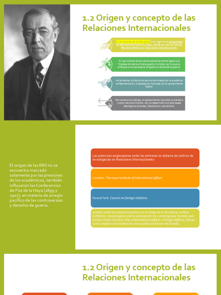 1.2 Origen y Concepto de Las RRII | PDF | Relaciones Internacionales ...
