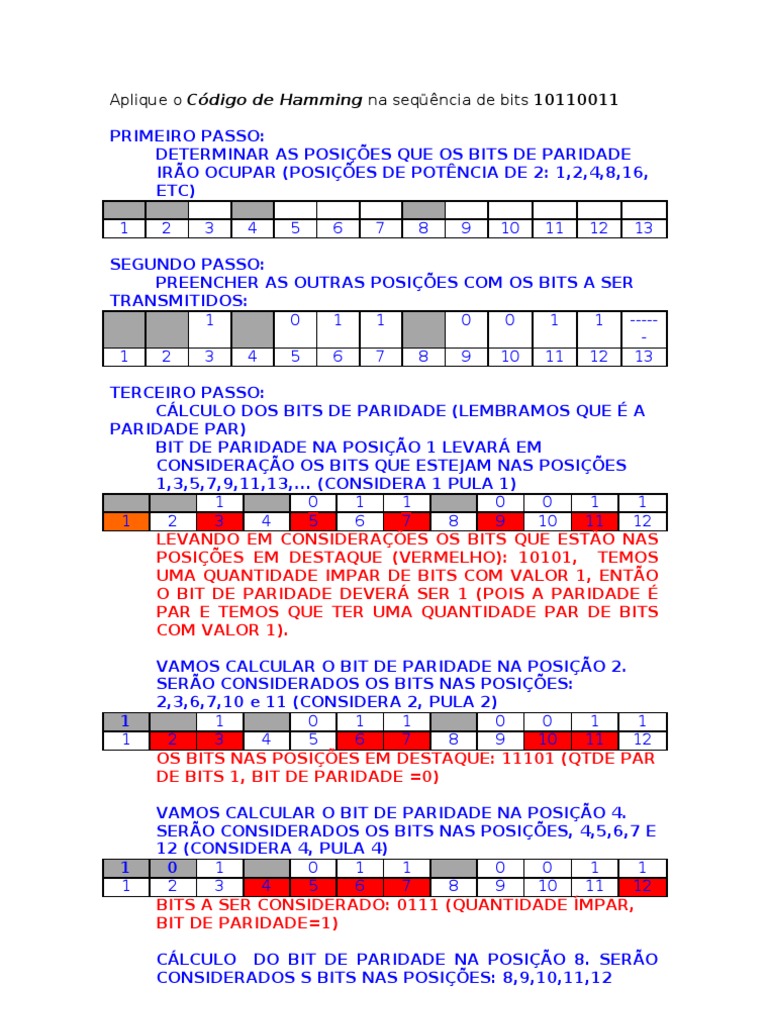 Codigo de Hamming | PDF