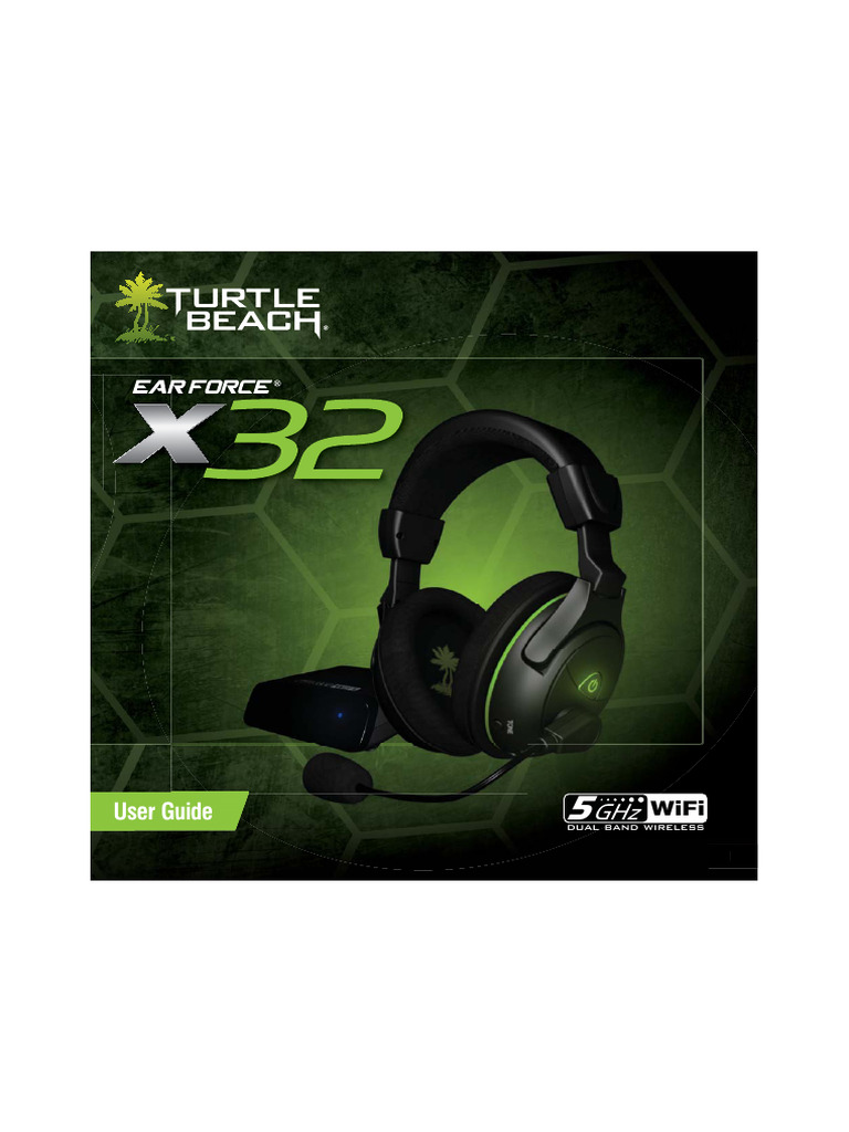 Users Manual 1628629 | PDF | Xbox | Headphones